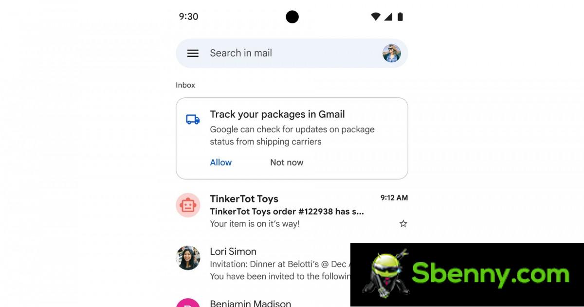Gmail will directly track your packages directly within your inbox ...